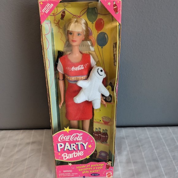 Mattel | Toys | Cocacola Party Barbie | Poshmark